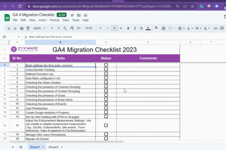 Download Ready to Use GA4 Migration Checklist
